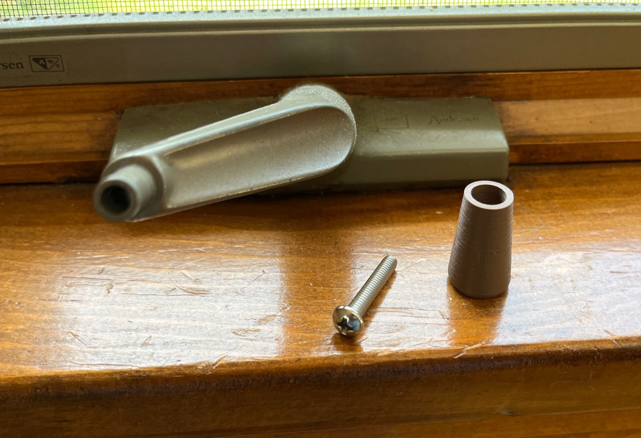 Replacement knobs for Andersen window openers - Now with robust bolt ...