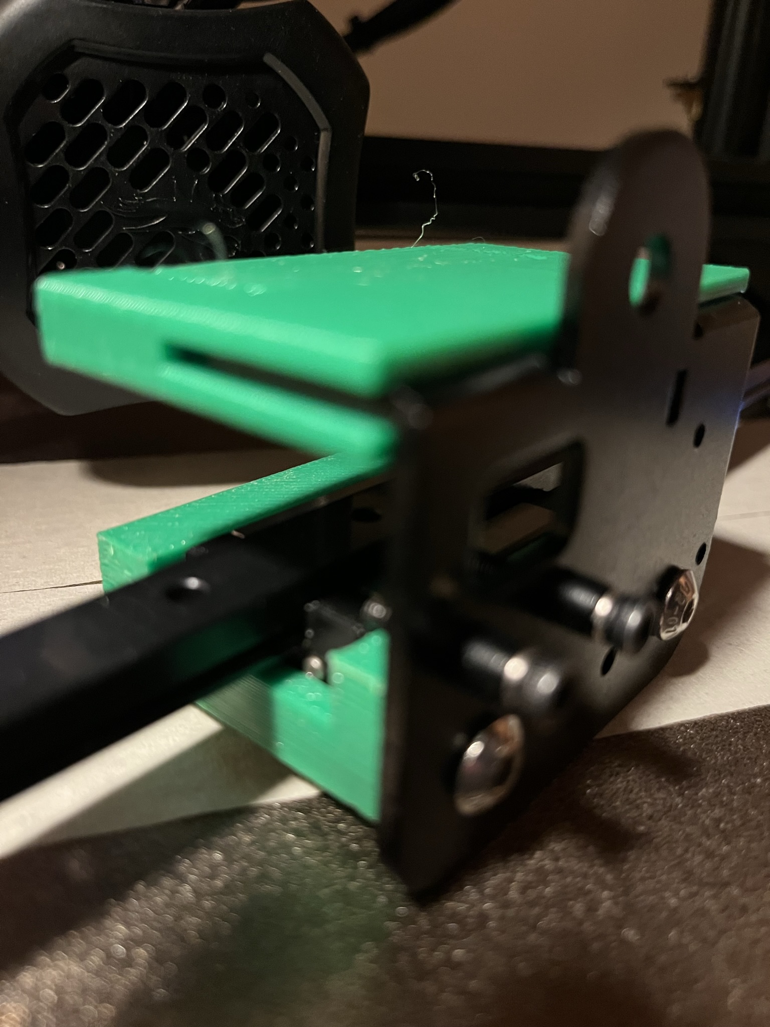 Creality Ender-3 V2 X-axis carriage adapter for MGN12H top mount by ...
