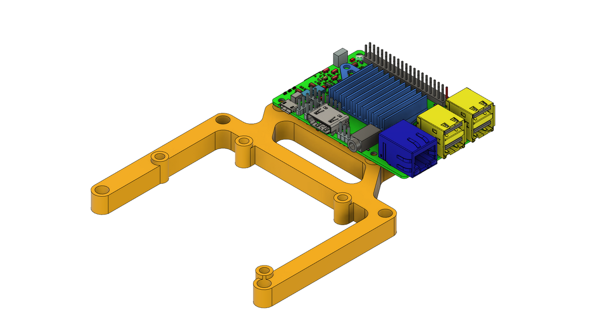Rook Ender 3 Board + Raspberry Pi/Le Potato Tray by LermanRafi ...