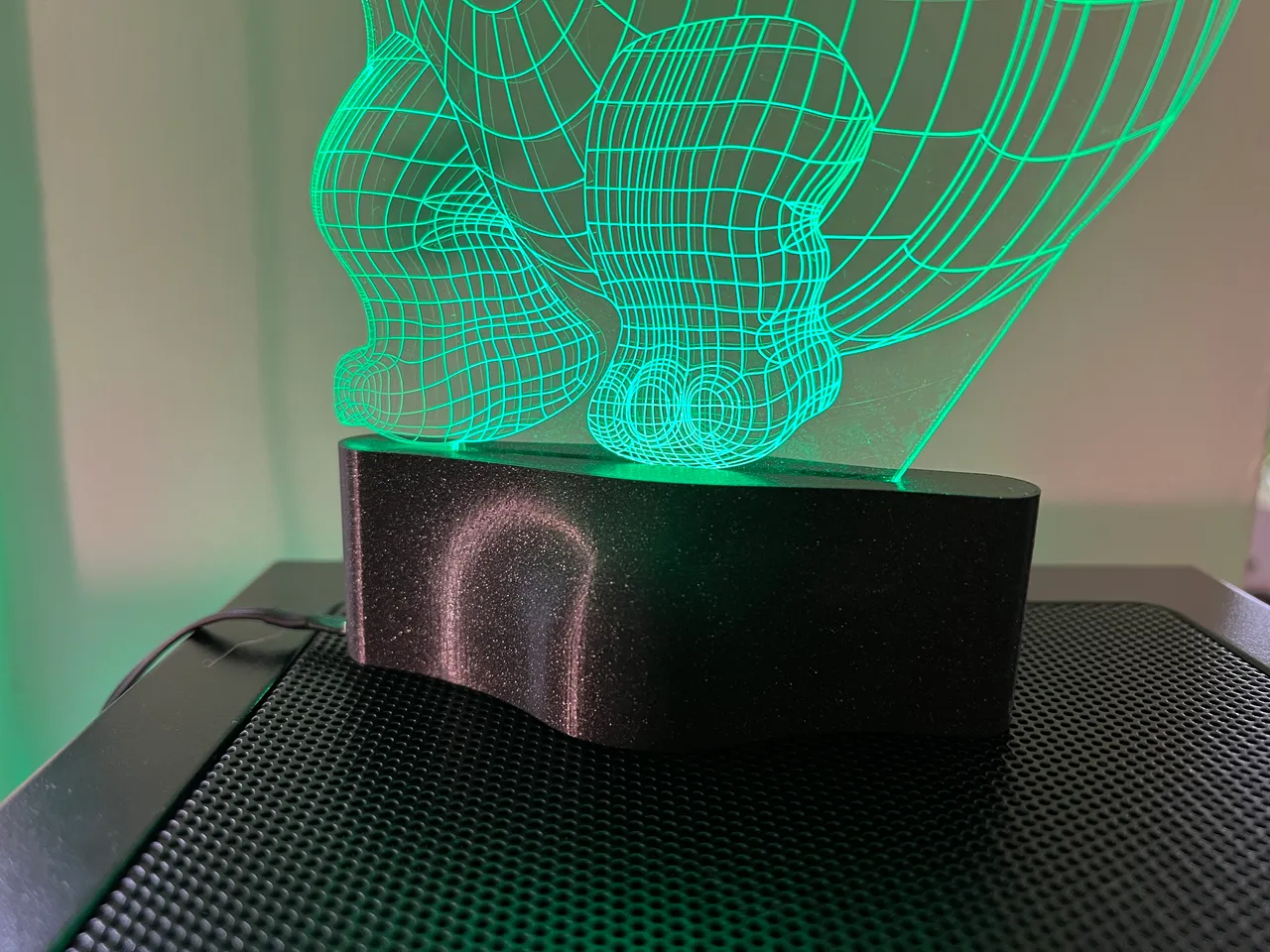 Acrylic Optical Illusion RGB Light Stand by TurtleTechCreations ...