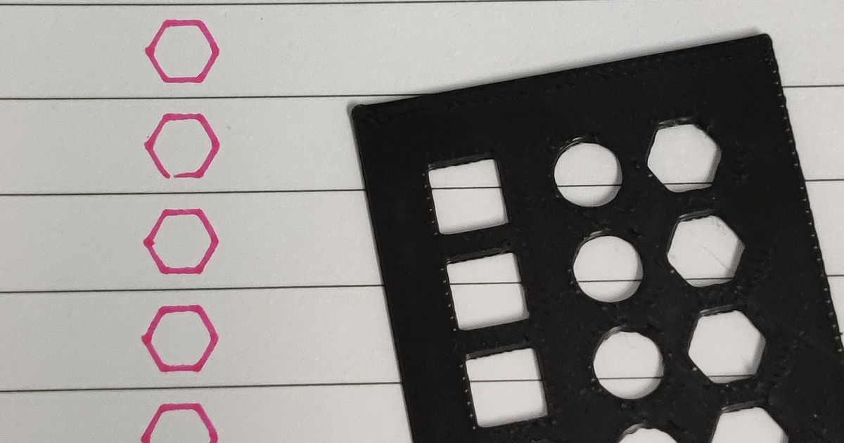 Checkbox stencil for planer TODO by theminjus | Download free STL model ...