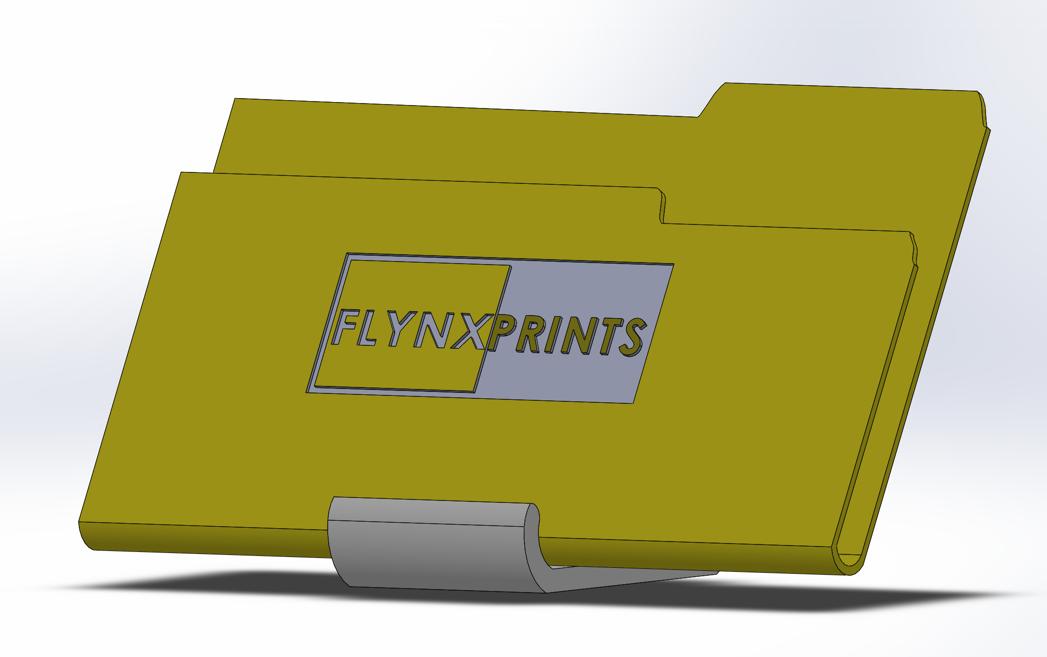 Modern Desktop Paper Organizer by Flynx Prints | Download free STL ...