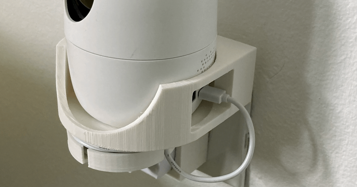 Amcrest Camera outlet mount by Jesus Chespi Rivera | Download free STL ...