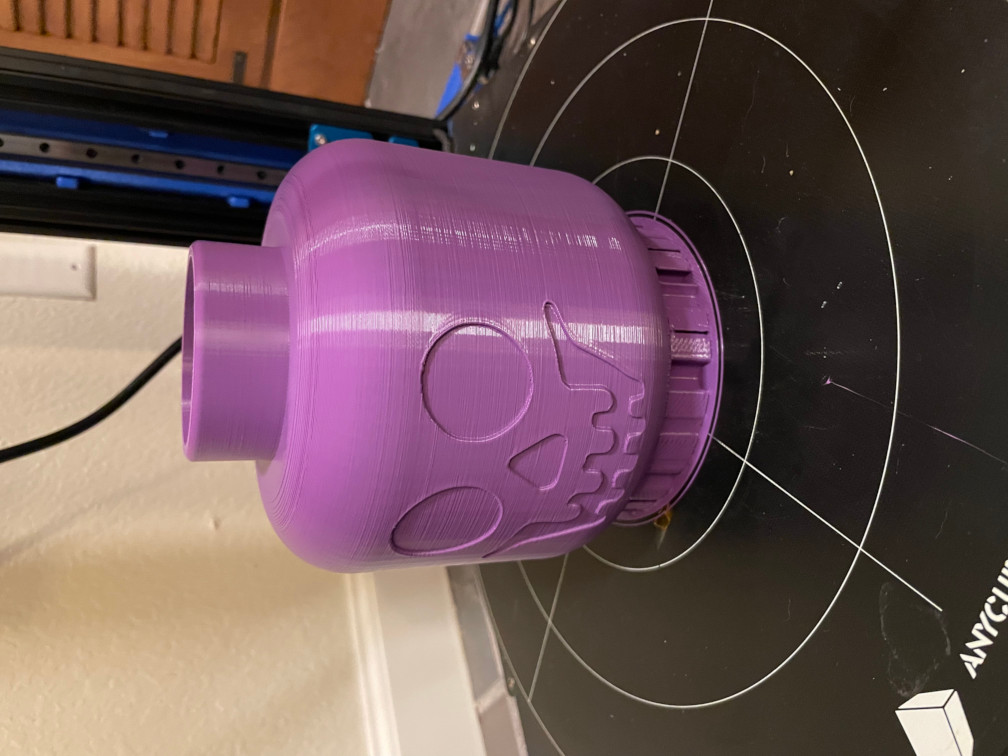 Parametric Lego Skeleton Head Vase by Commod0re | Download free STL ...