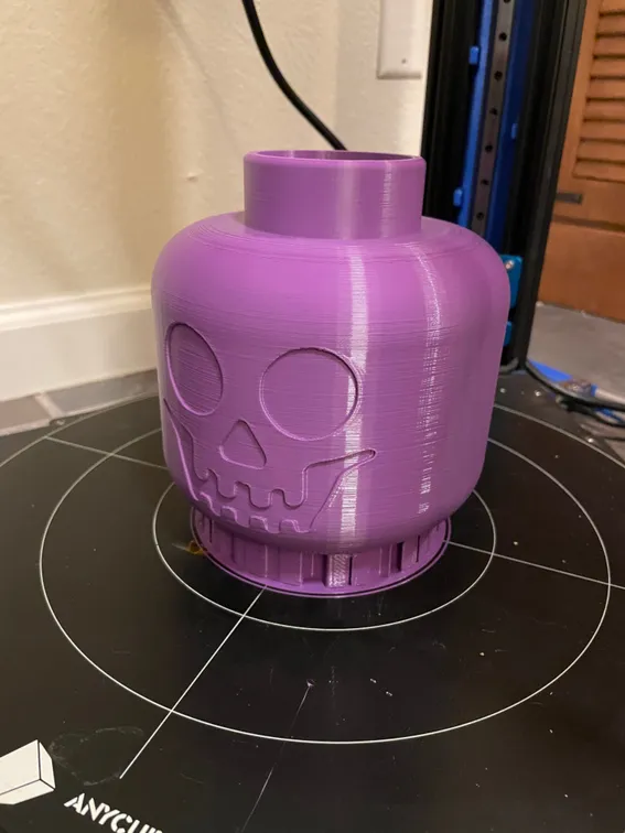 Parametric Lego Skeleton Head Vase by Commod0re | Download free STL ...