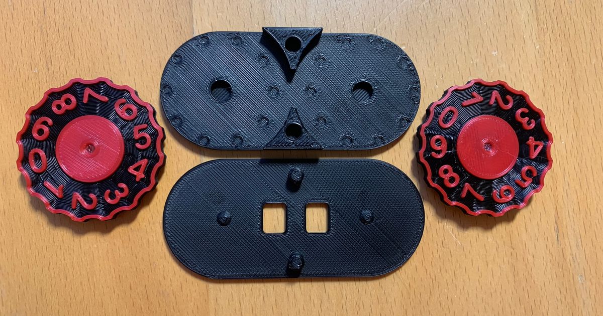 Health/Point Counter (0 - 99) by TheForrestFire | Download free STL ...