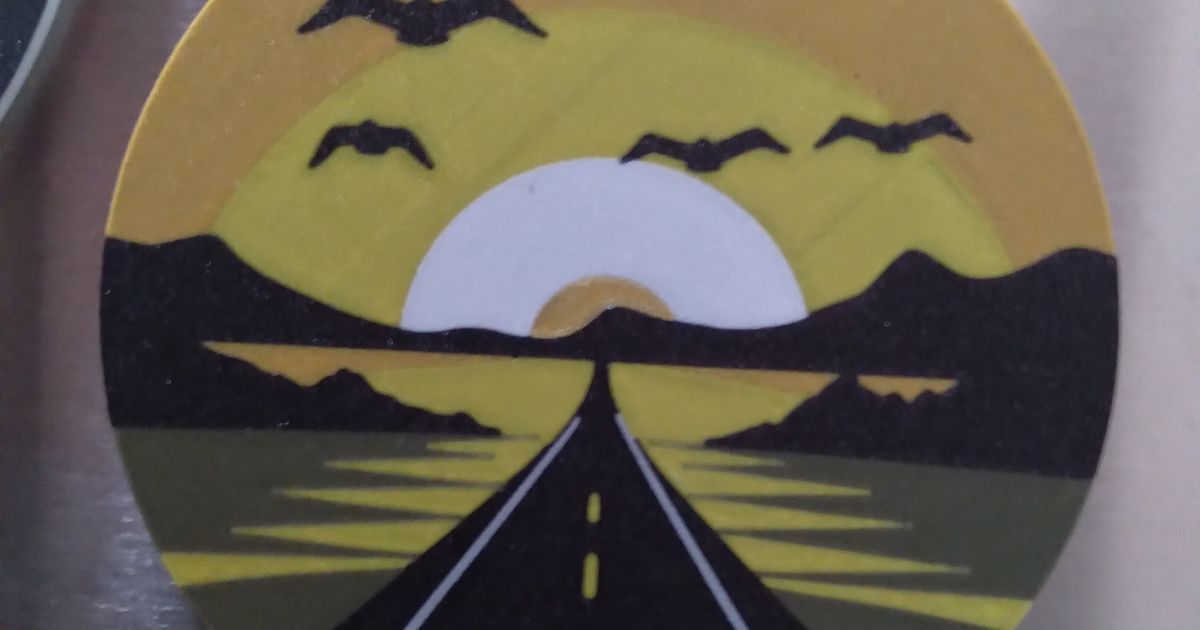 Multicolor Wall Art Road into Sunset Scene by mozWORLD | Download free ...