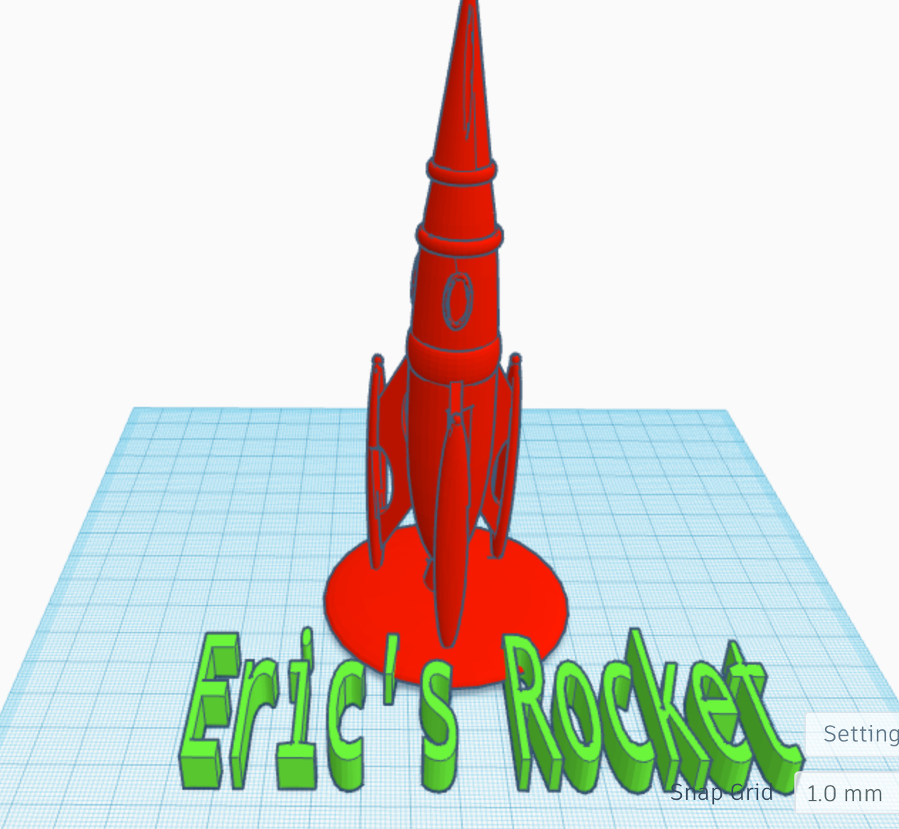 Simple Rocket by Eric Duic | Download free STL model | Printables.com