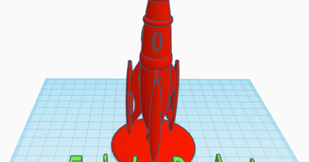 Simple Rocket by Eric Duic | Download free STL model | Printables.com