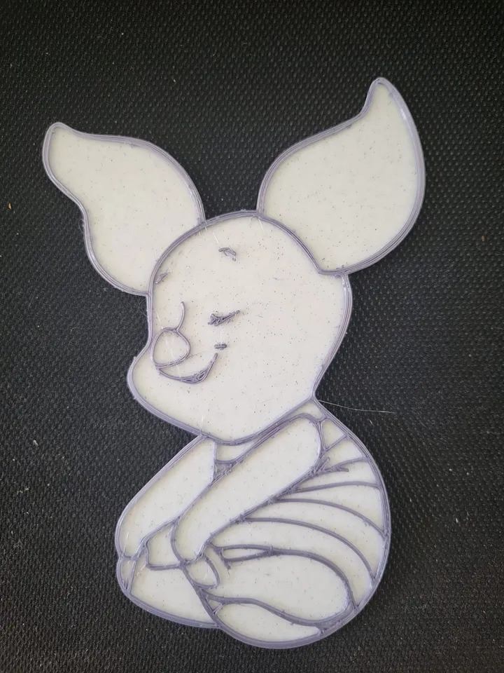 piglet wall decor by HaKashat | Download free STL model | Printables.com