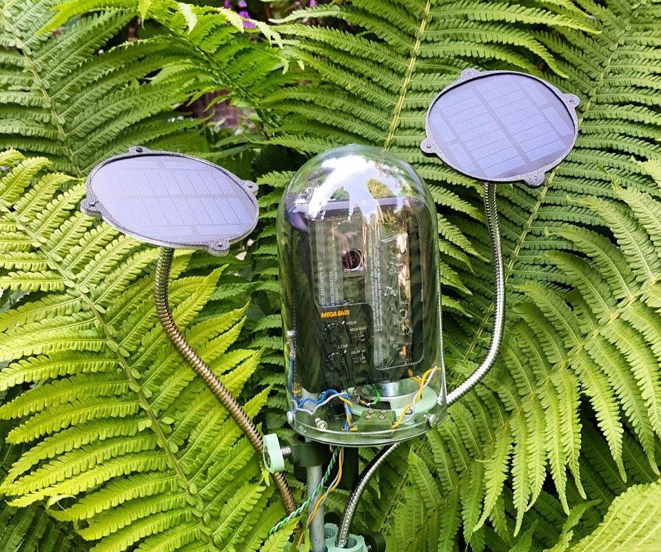 round solar panel mount for goosenecks by Maschinist RaumZeitPiraten ...