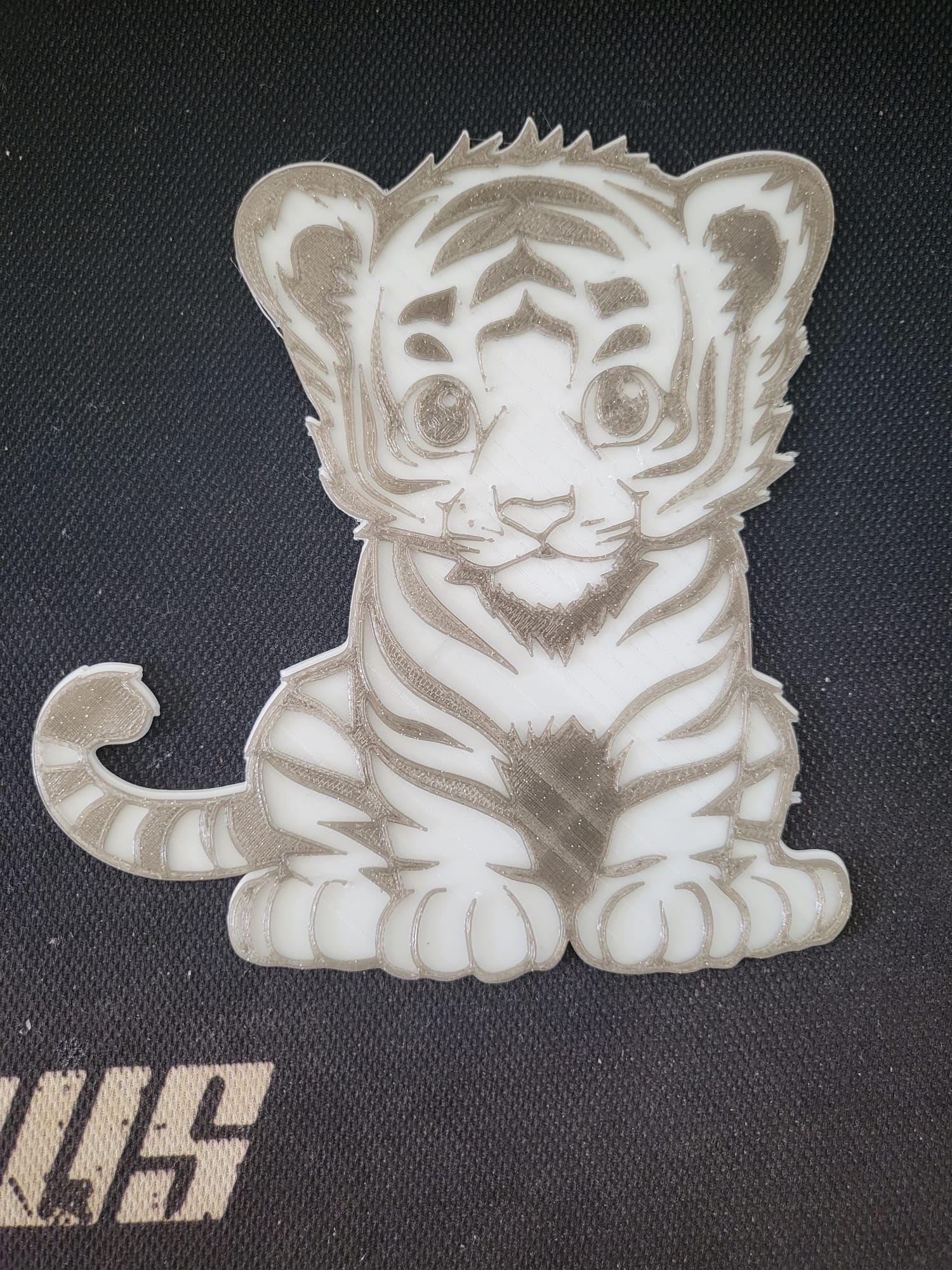 tiger cub wall decor by HaKashat | Download free STL model | Printables.com