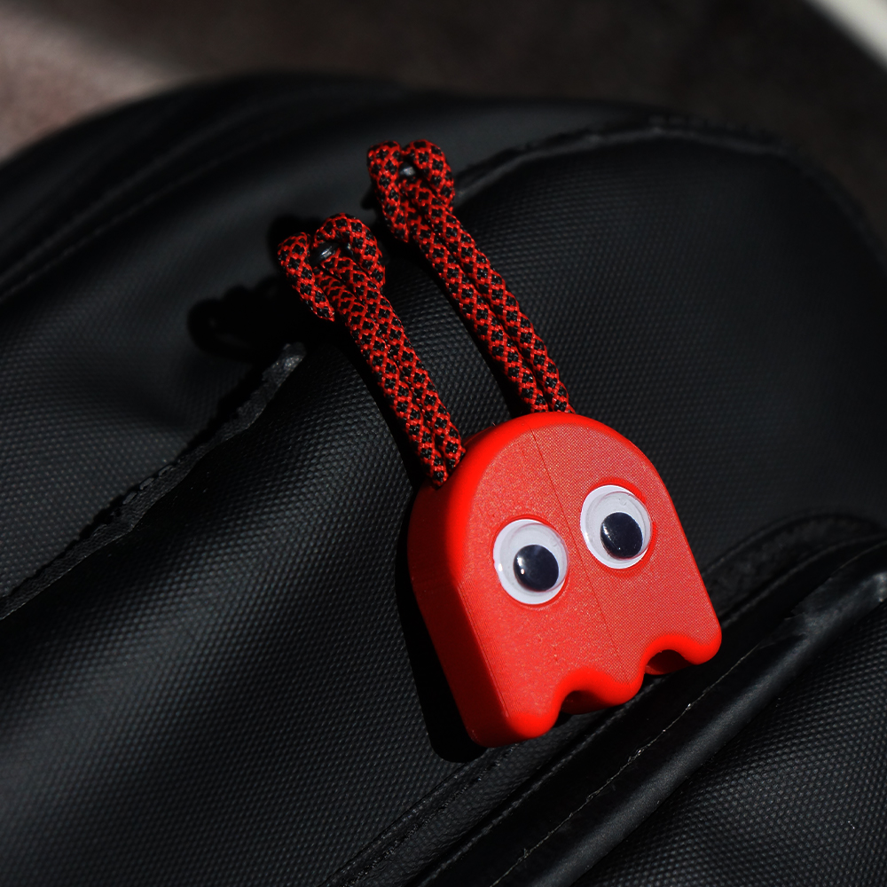 Zipper Pull Pac Man Series Ghost By Whadup Download Free Stl