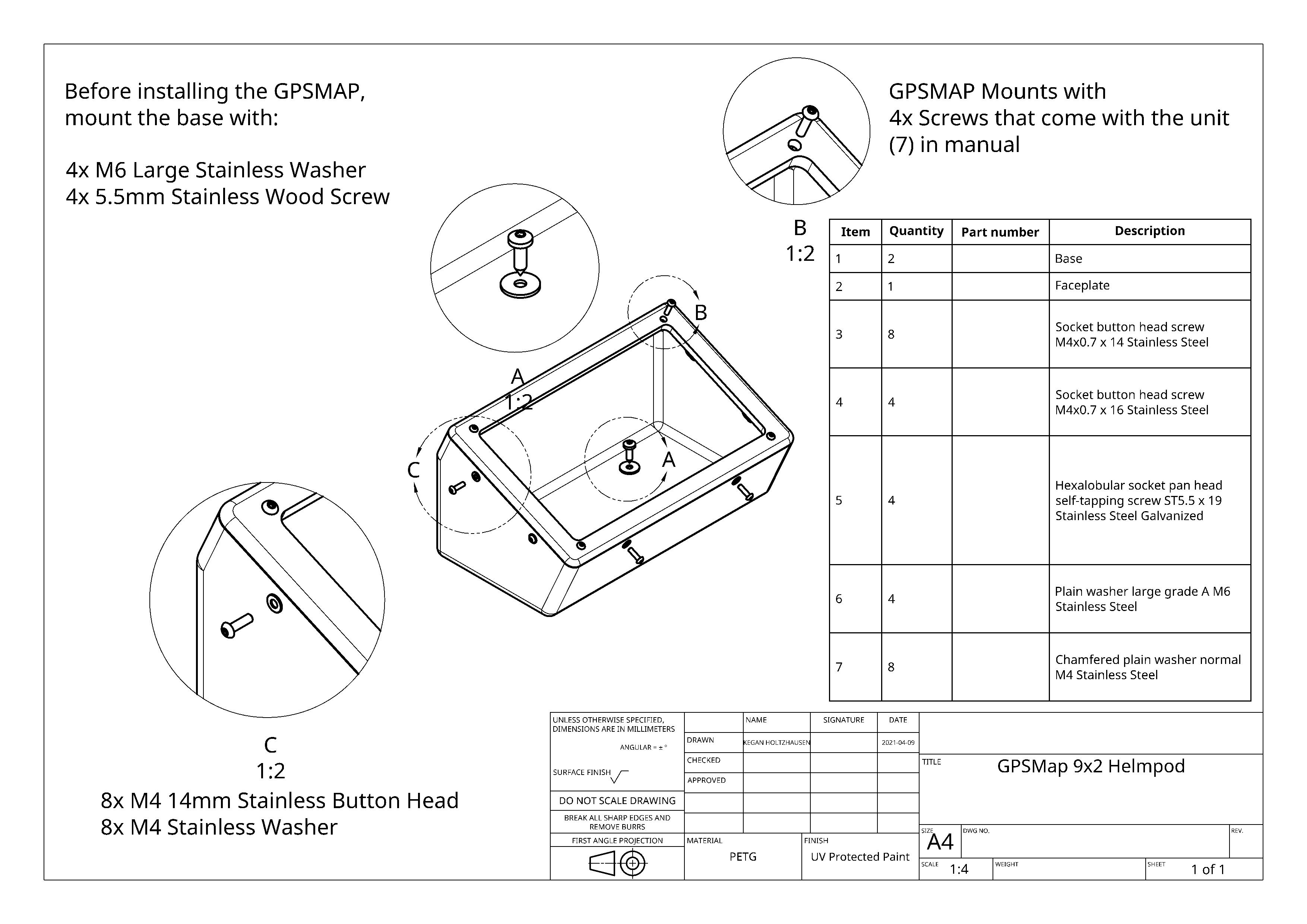 Sailboat HelmPod for GPSMAP 9X2XS by Psimax Aerospace | Download free ...