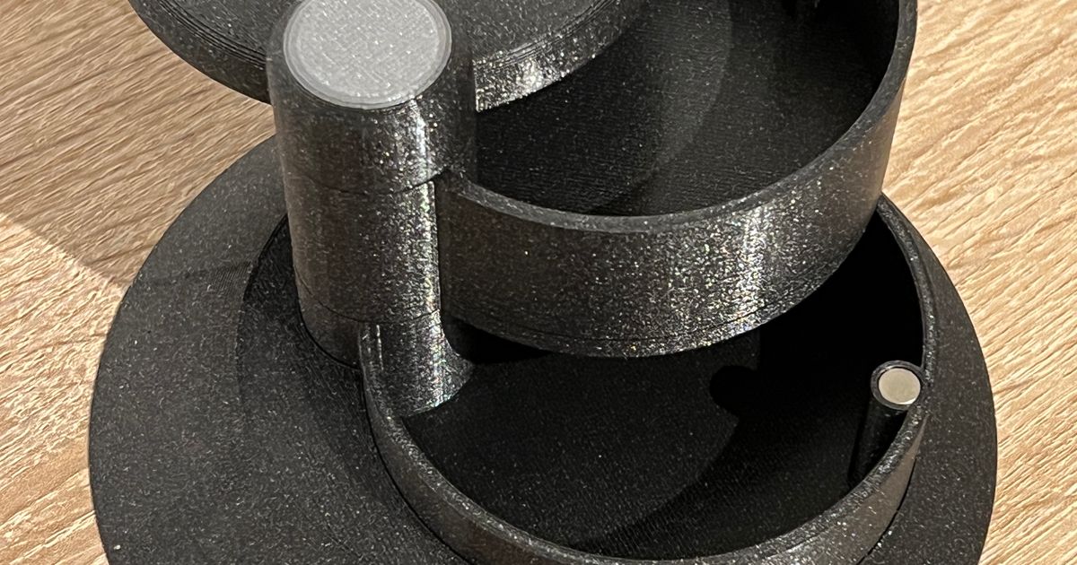 Stacked Container With Ball Bearings And Magnets by TorusKnot ...