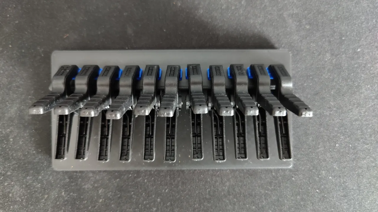 Spring Clamp Holders for Gridfinity - Various Clamp Sizes by Markuzzzi | Download free STL model ...