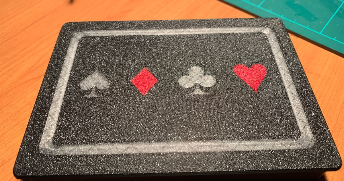 Dual Playing card remixed flat. by Koops | Download free STL model ...