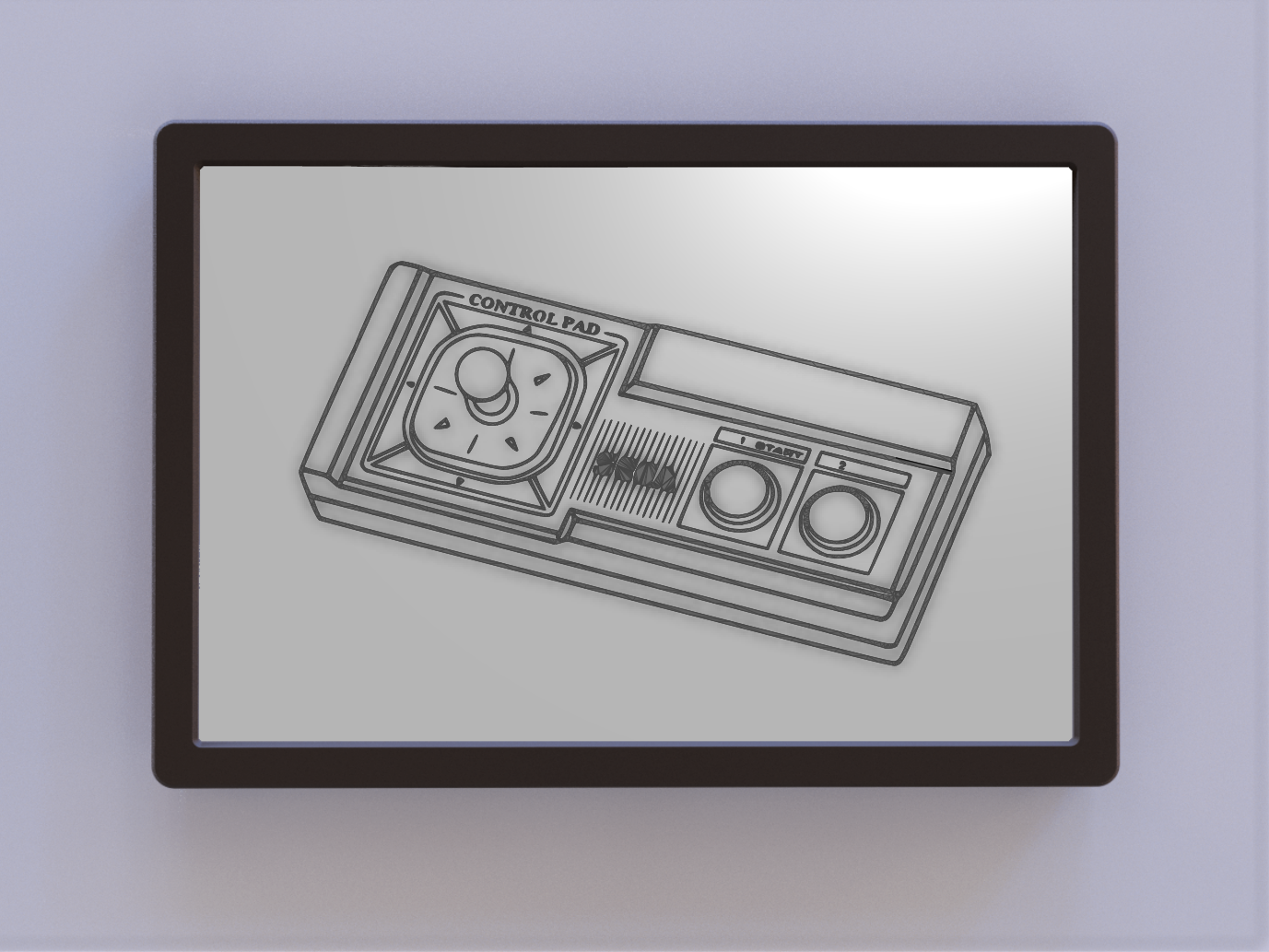 SEGA Master System Controller Patent Art by Ken Mills | Download free ...
