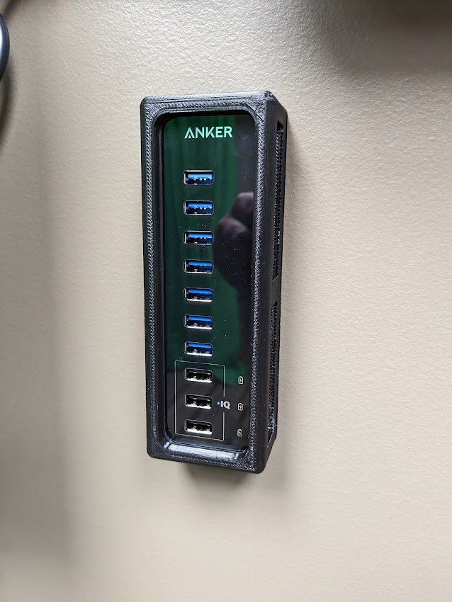 Anker USB Hub Mount by mburke | Download free STL model | Printables.com