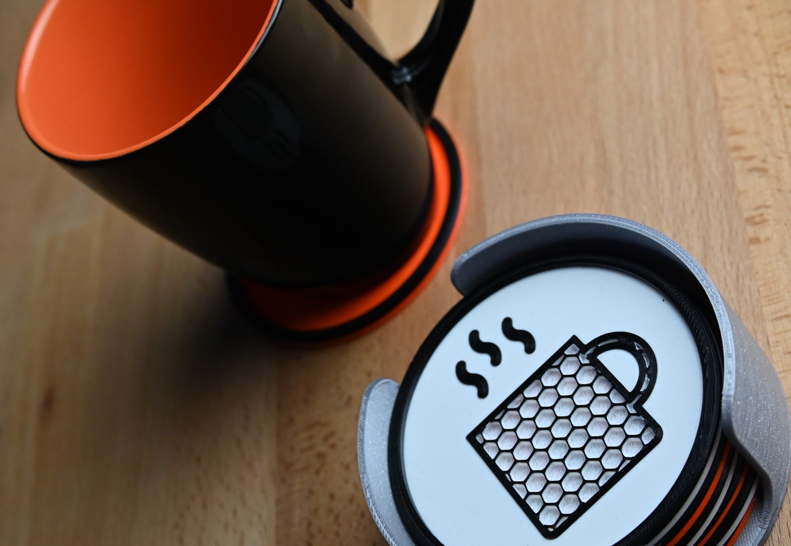 Cup coasters in different designs by KMS (Part 1) by KERLE MAKERSPACE ...