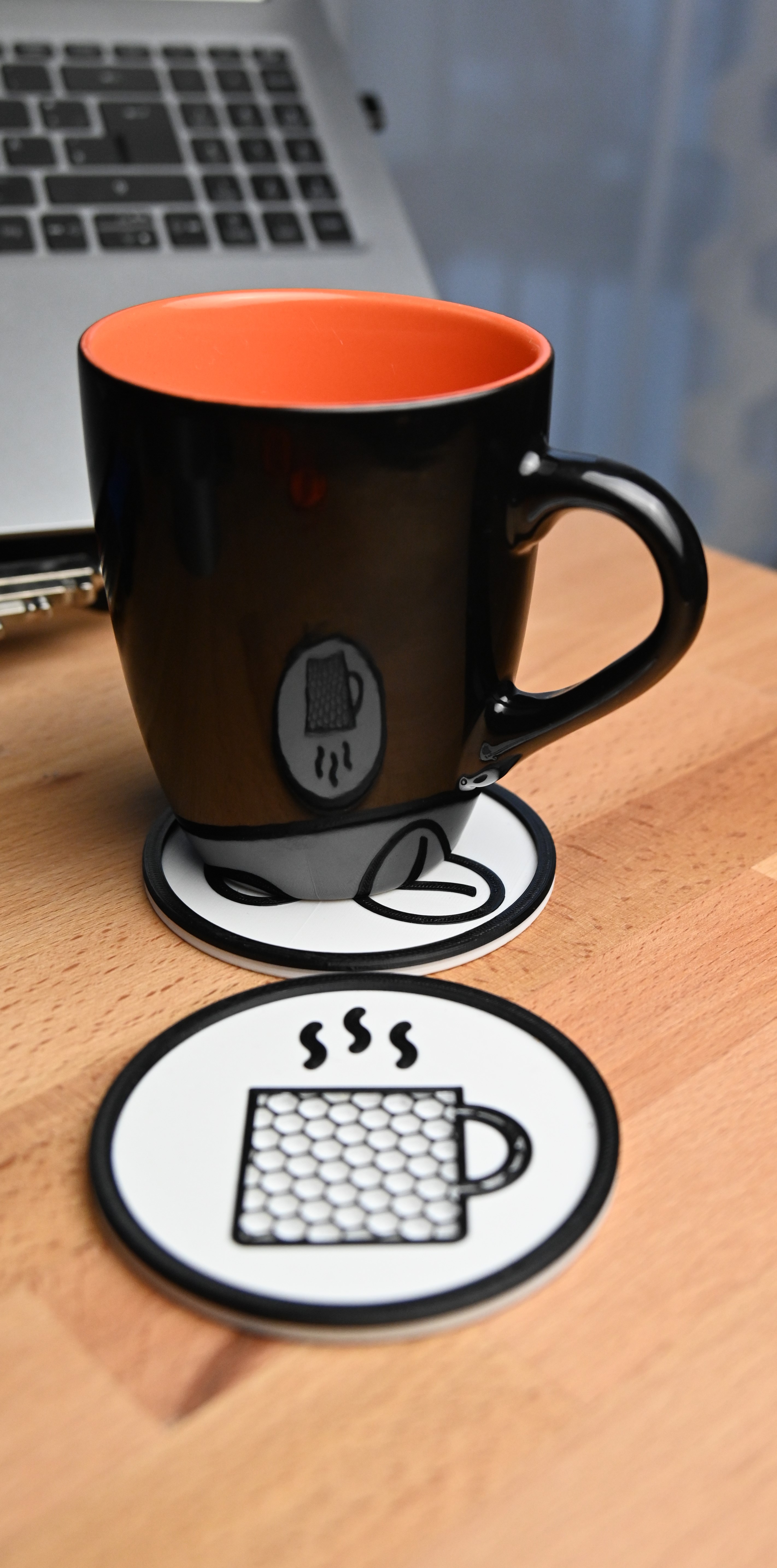 Cup coasters in different designs by KMS (Part 1) by KERLE MAKERSPACE ...