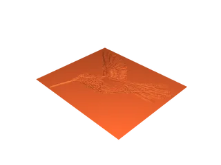HueForge Hummingbird by ZombieHedgehog | Download free STL model ...