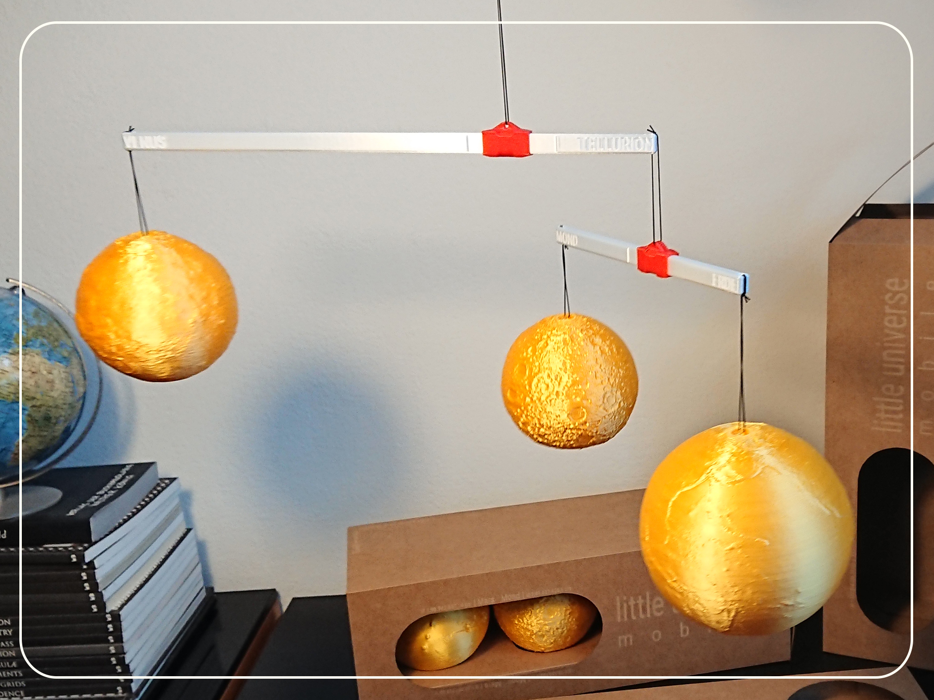 little Universe Mobile (revolving planets and other celestial bodies ...