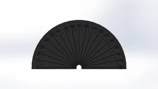 Protractor by Luke B. | Download free STL model | Printables.com