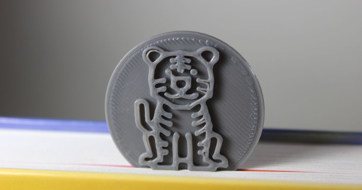 Tiger Bookmark by Andrew Wachter | Download free STL model | Printables.com