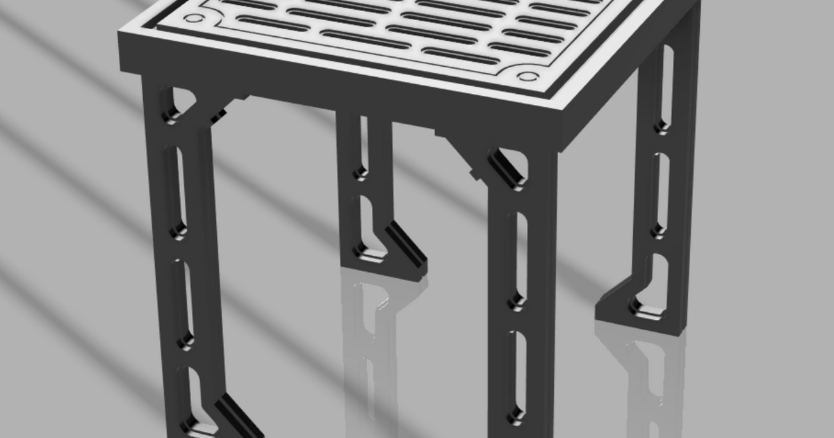 Stackable platform for miniature wargames by tvor | Download free STL ...