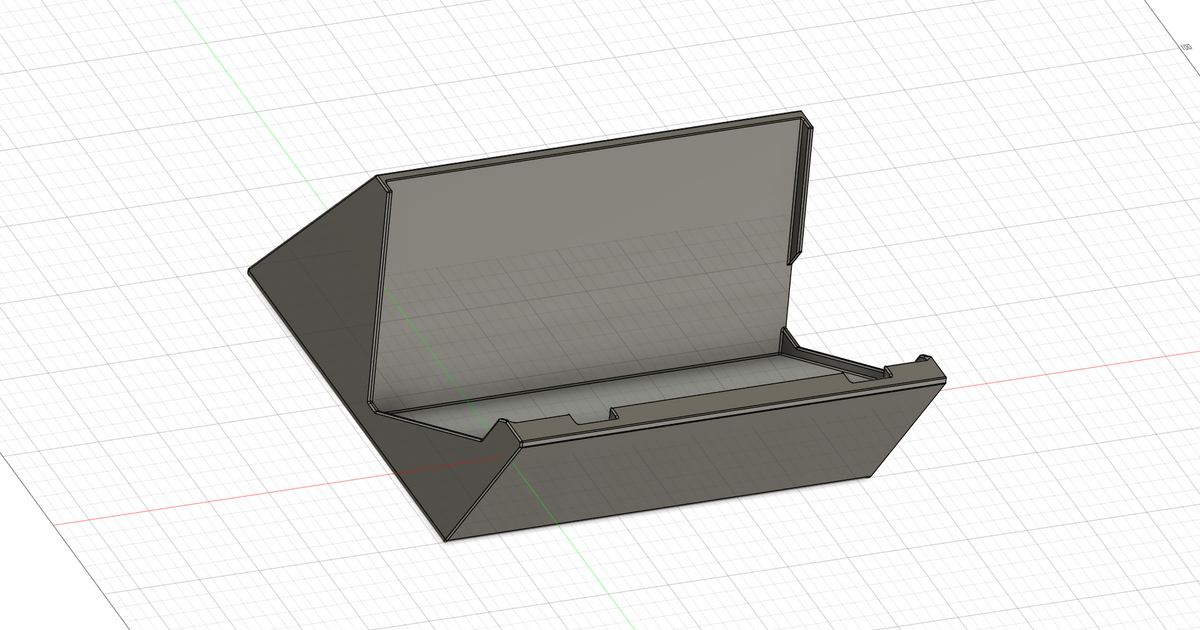 Nintendo Switch Dock leaning mount (updated) by ccl13 | Download free ...