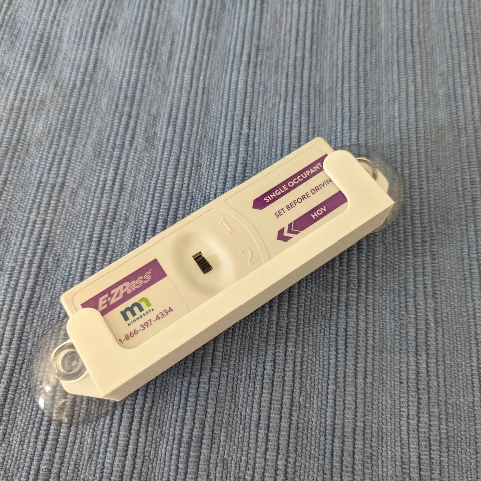 EZPass Holder with Suction Cups (for New Slim Rectangular Model) by Ed Johnson | Download free ...