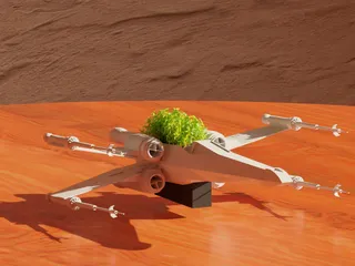 X-Wing Fighter - Star Wars Pot Plant by CalebTimoteo | Download free ...