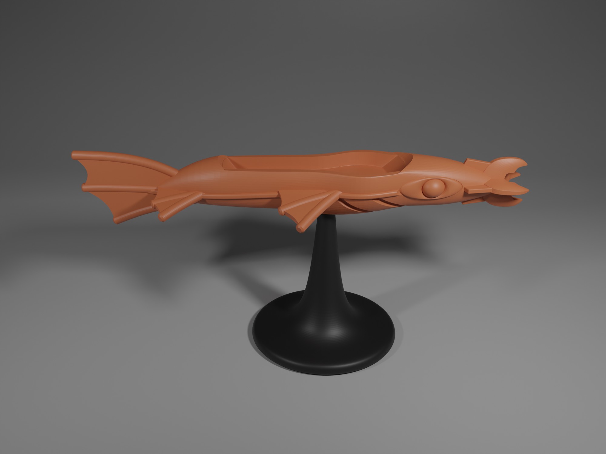 Lamprey Ship Spelljammer Miniature from DnD by Mechatronist | Download ...