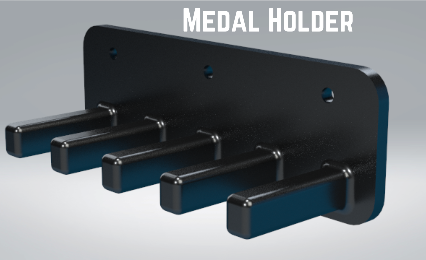Wall-mounted Medal/Lanyard Storage by CoenRDesigns | Download free STL ...