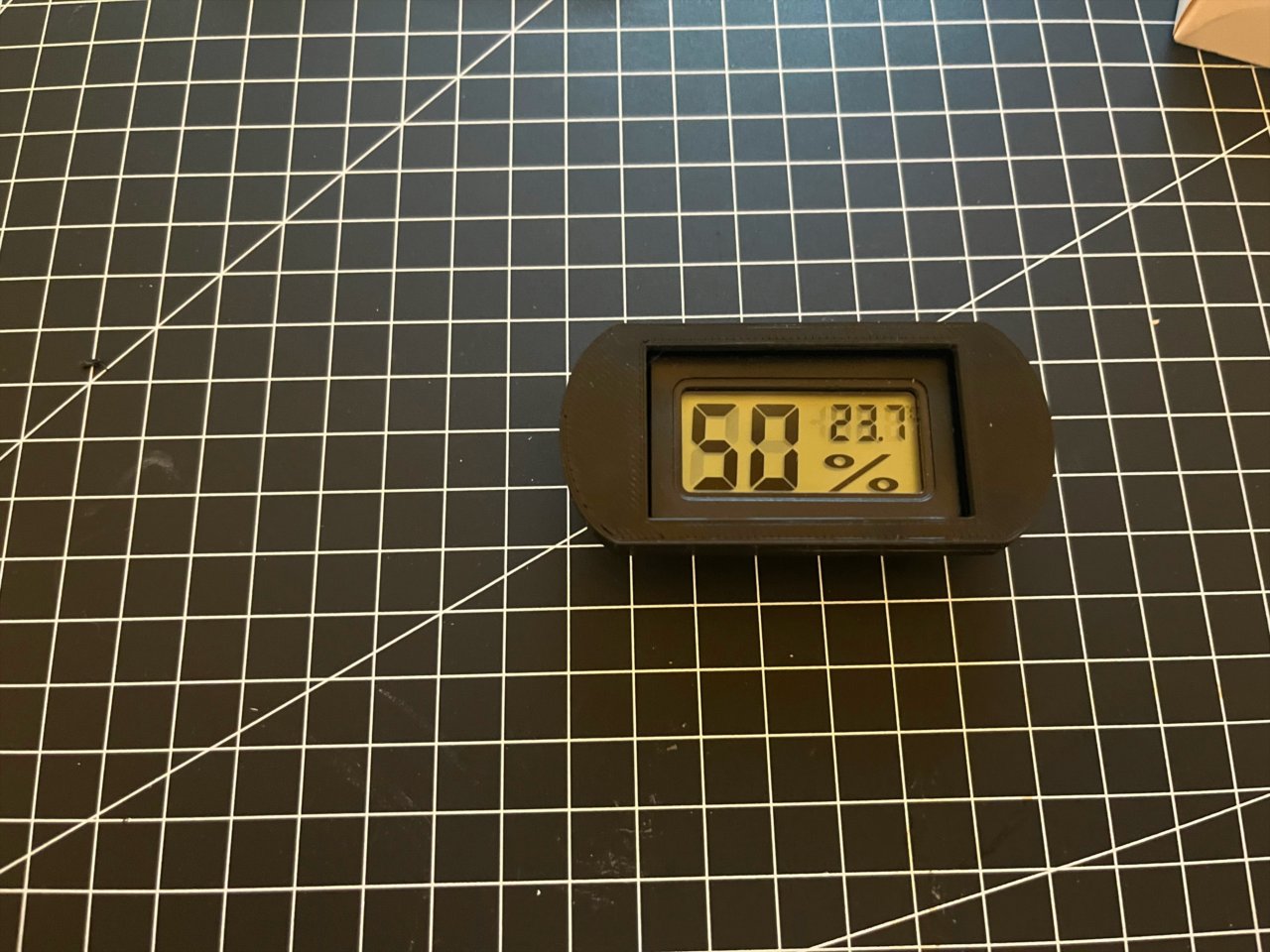 Magnetic rectangular hygrometer / thermometer mount by Mici | Download ...