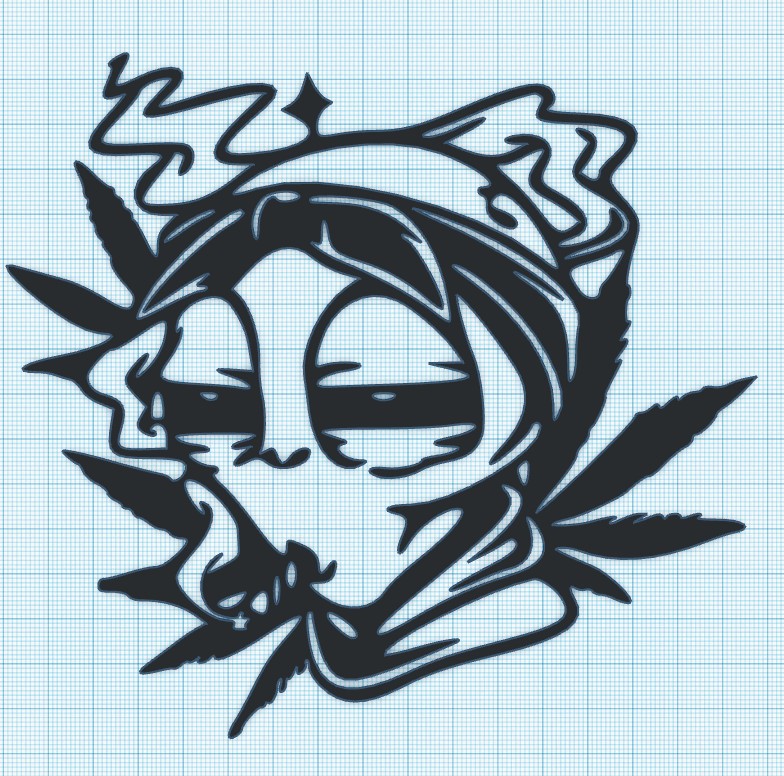 ALIEN STONER - WALL ART by Ogama Industries | Download free STL model ...