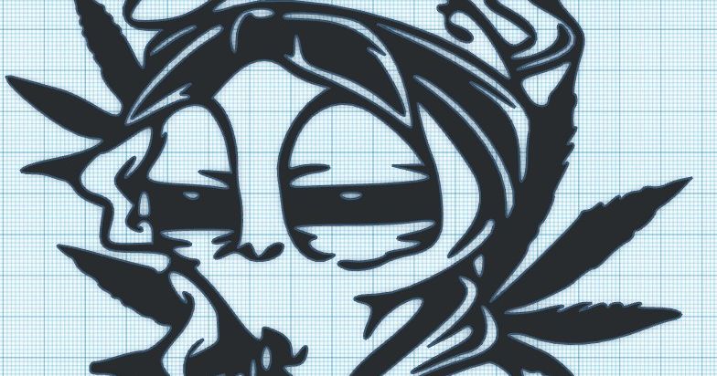 ALIEN STONER - WALL ART by Ogama Industries | Download free STL model ...