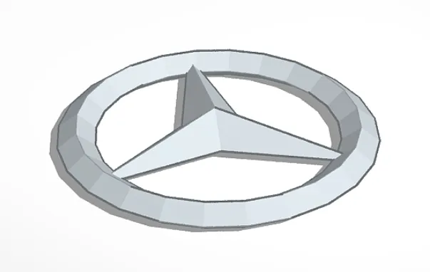 Benz Logo by kjh0312 | Download free STL model | Printables.com