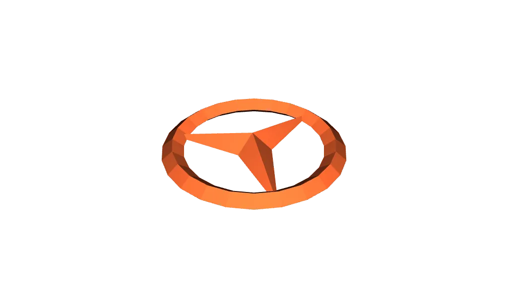 Benz Logo by kjh0312 | Download free STL model | Printables.com