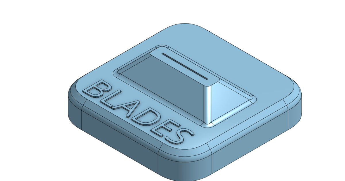 Jar Lid ( to break blades off safely) by Noah Bergs | Download free STL ...