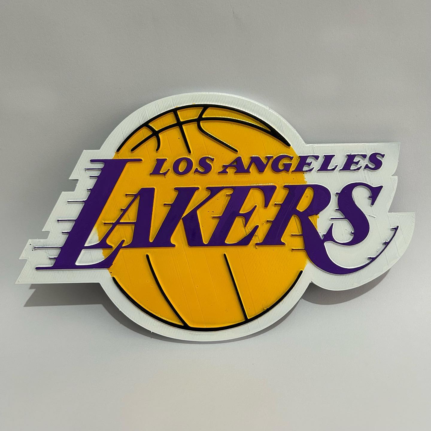 Logotipo Los Angeles Lakers by Isaac | Download free STL model ...