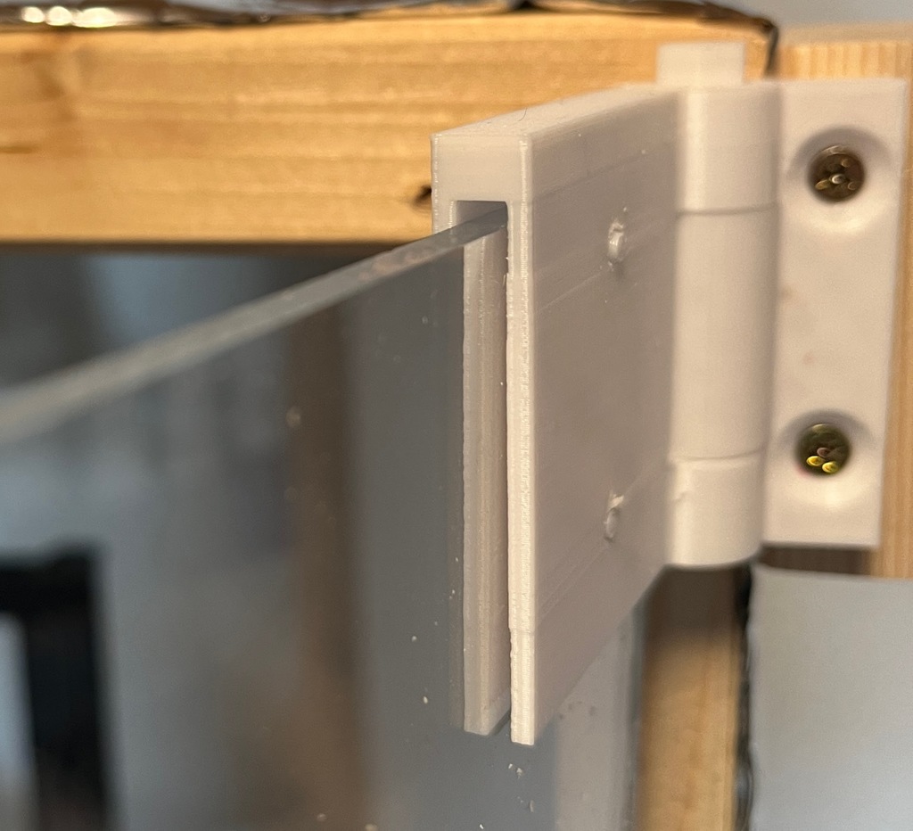 Hinge 4mm for acrylic doors by roor77 | Download free STL model ...