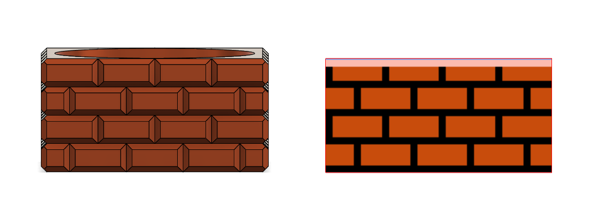 Brick Floor for Real Scale Super Mario Bros Pipe Desktop Pencil Holder ...