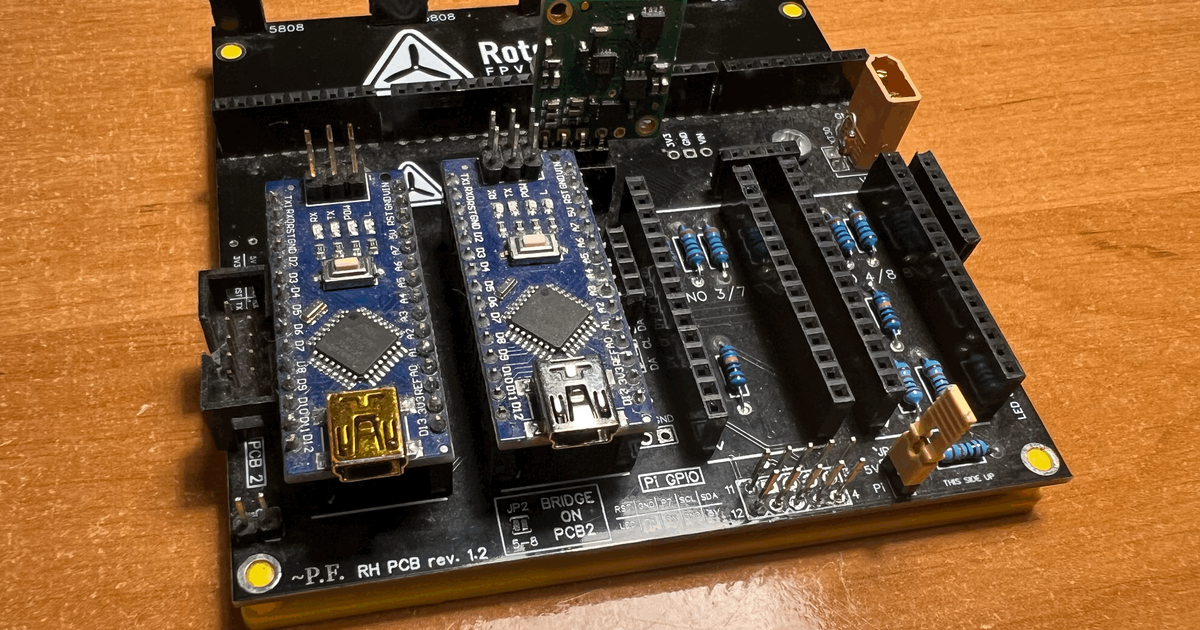 RotorHazard official PCB (v1.2) holder - Arduino based nodes by p_fabi ...