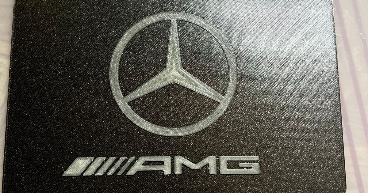 Mercedes-Benz AMG Patern by Marlon | Download free STL model ...