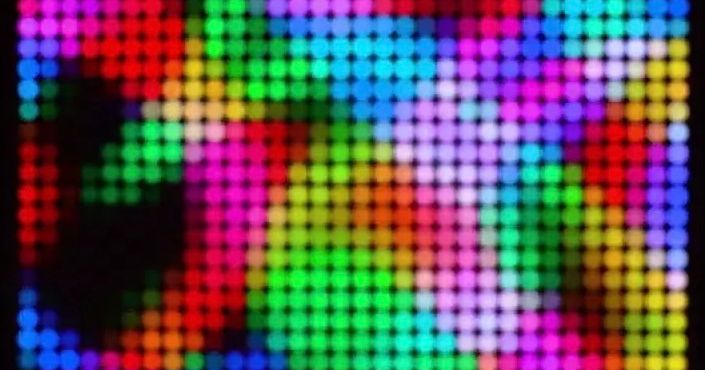 LED RGB Matrix WS2812B ESP32 WLED 32x32 round square grid screen IKEA ...