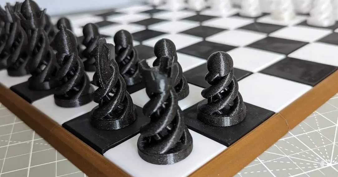 Spiral Chess with magnets by Brent | Download free STL model | Printables.com