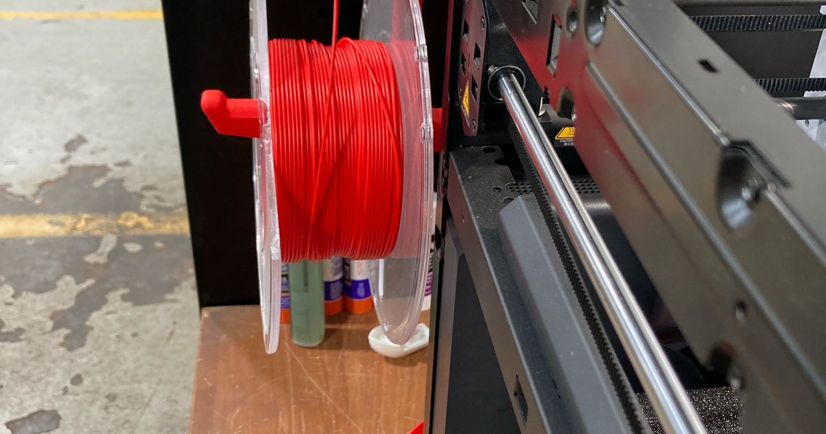 Bambu Labs P1P Horizontal Spool Holder with Swivel End/Guide by Bear ...