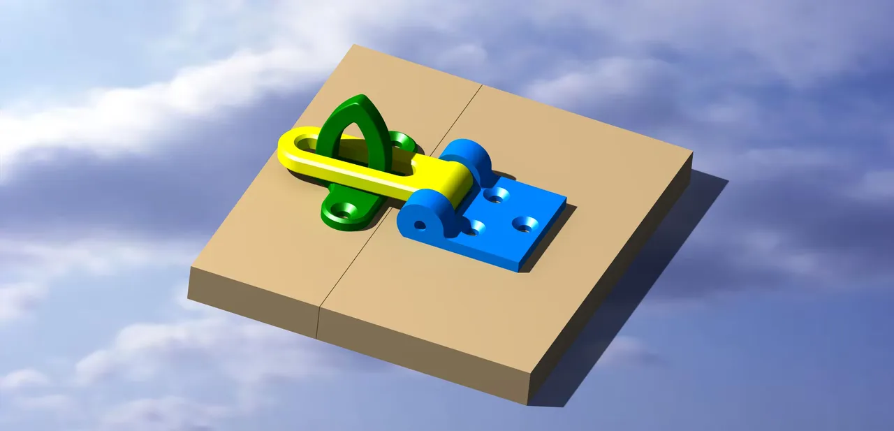 Gift Box Latch Lock by Chri81 | Download free STL model | Printables.com